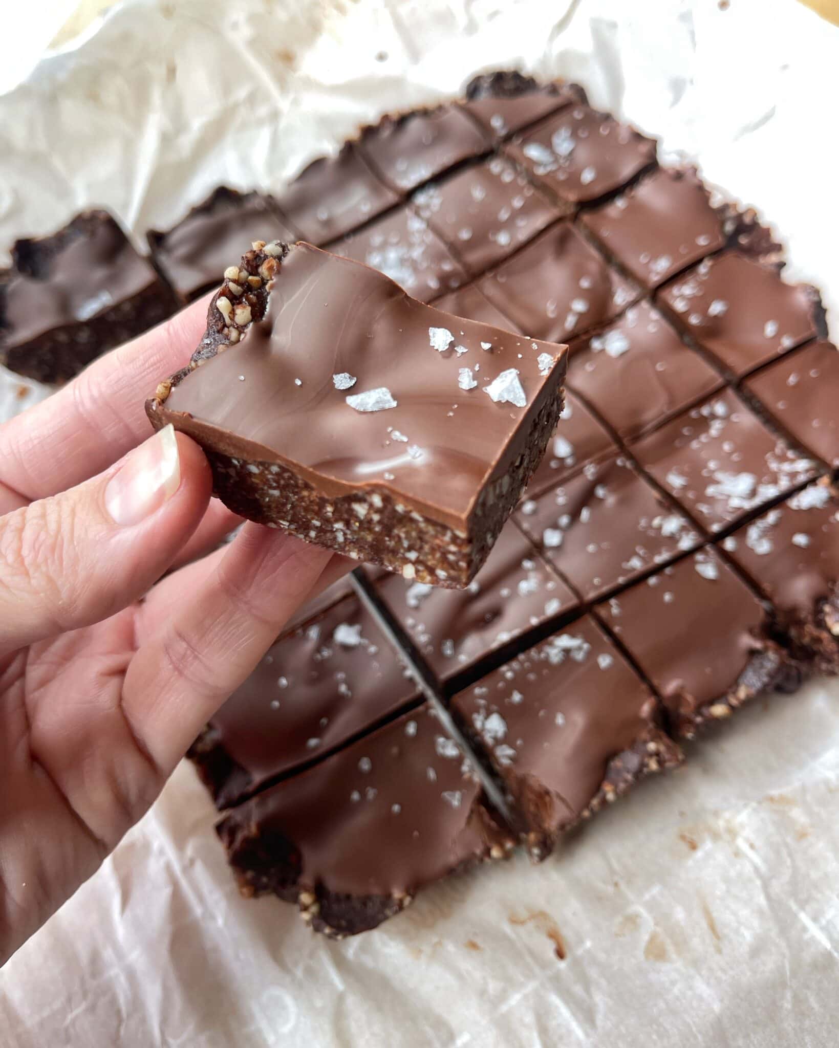 Chocolate Peppermint Bars - onebalancedlife.com