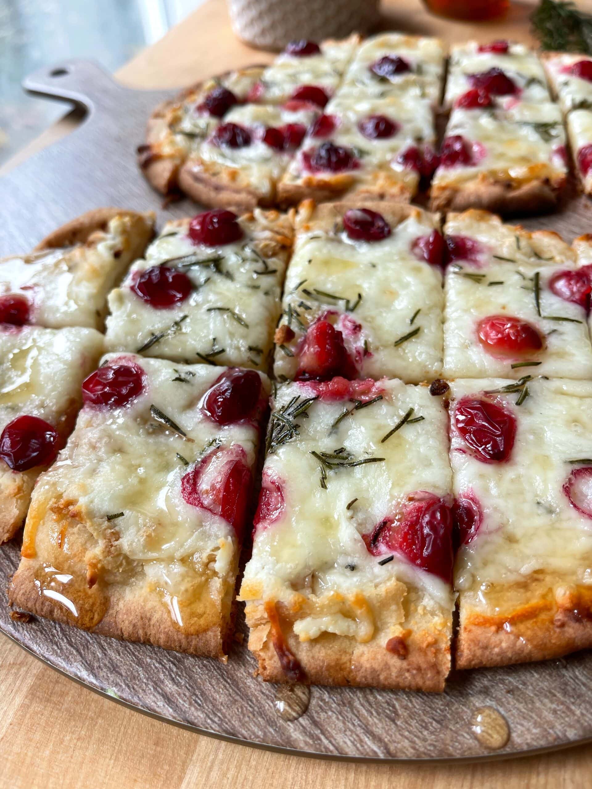 Cranberry Flatbread - onebalancedlife.com