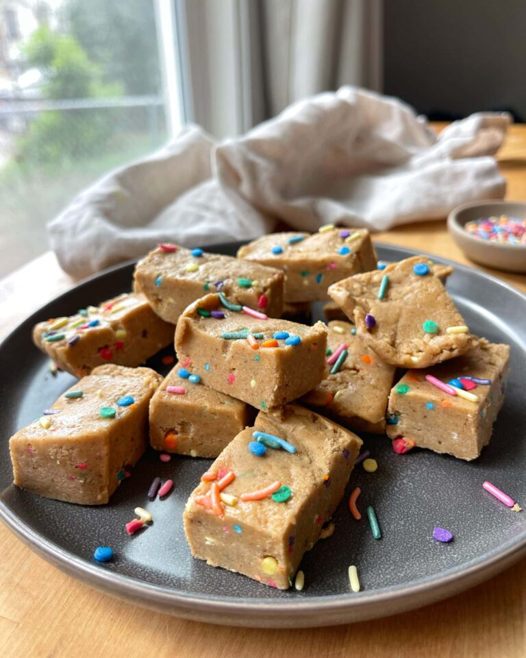 Birthday Cake Protein Bars - onebalancedlife.com
